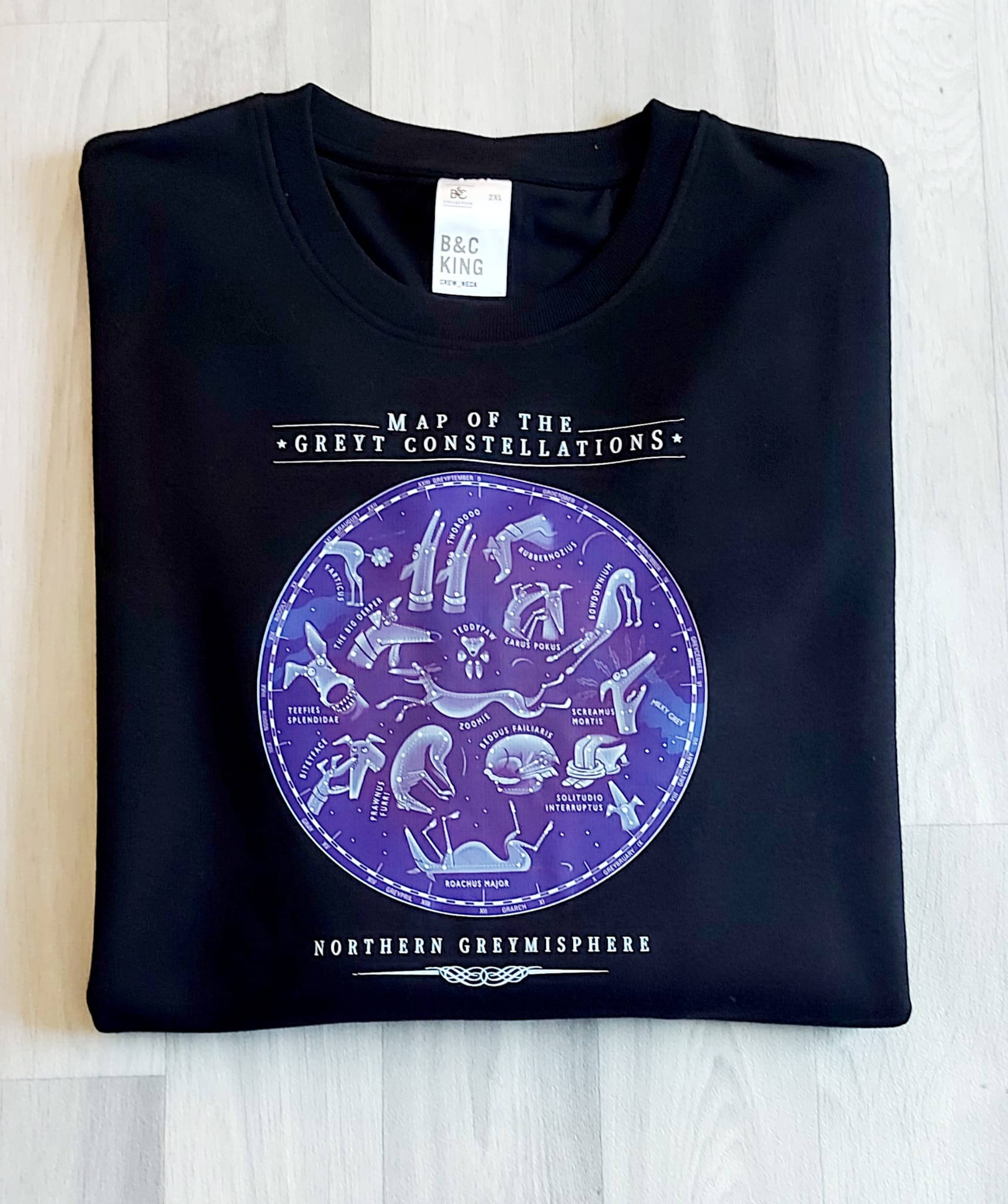 Rich Skipworth’s Great Constellations Sweatshirt – Olivia Mae Creations
